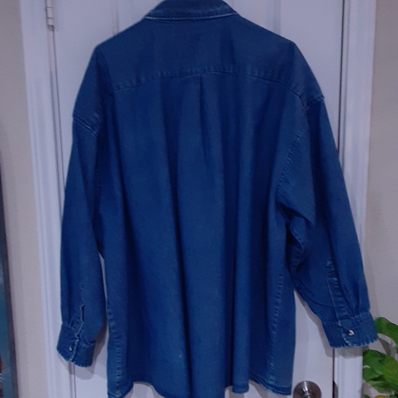 Wrangler RIGGS | Shirts | Wrangler Fr Riggs Workwear Denim Bdc 4xbig Ls ...